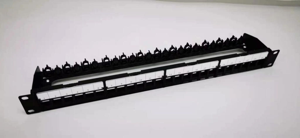 [NP25] 24P Cat6 Patch Panel (Inline/Loaded) | KalMan PH